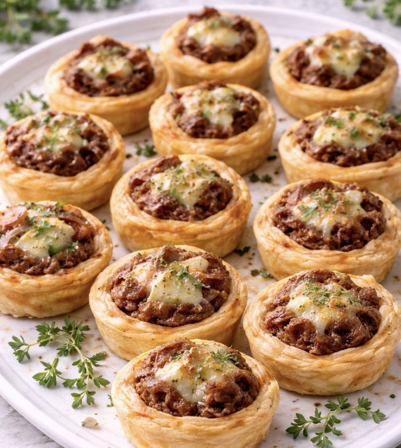 Mini French Onion Tartlets - GreatEasyRecipe
