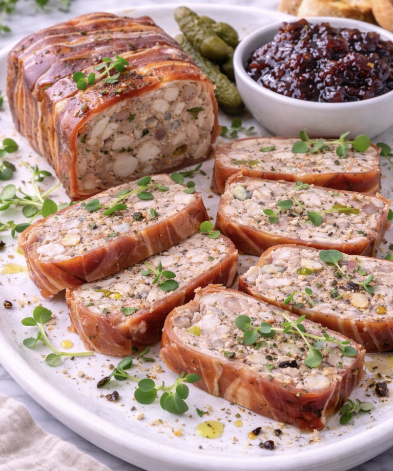 Rabbit Terrine with Fig Jam - GreatEasyRecipe