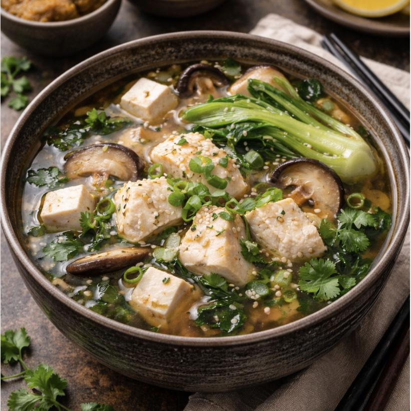 Miso Cod Soup - GreatEasyRecipe